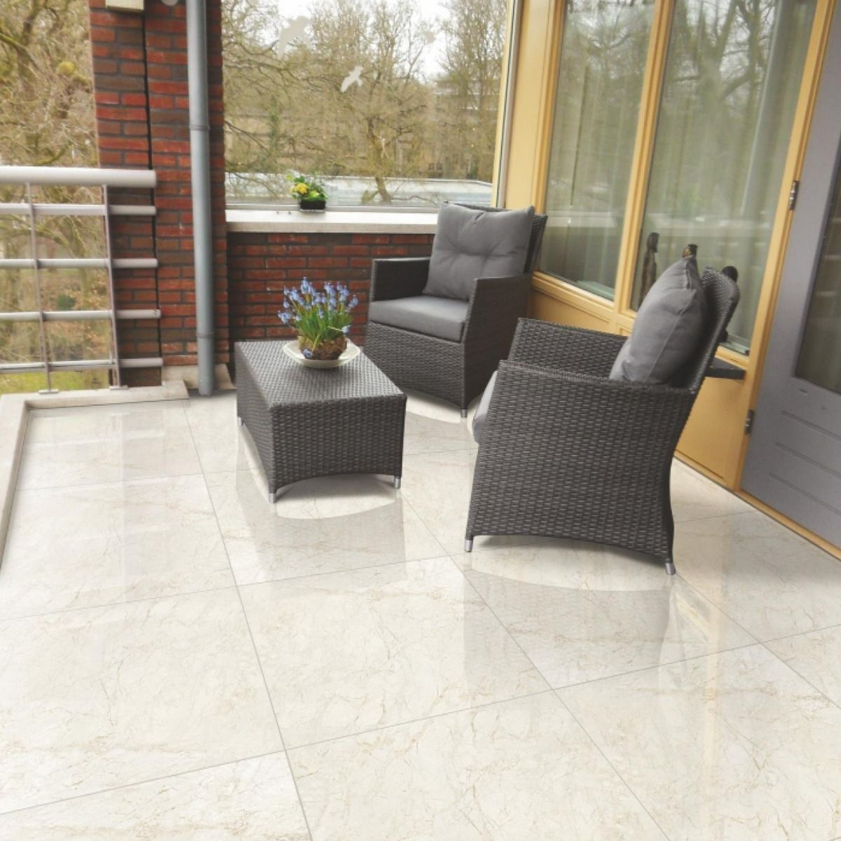 Classic Cream Glossy 600x600mm - Wall Tile – Tile Prime